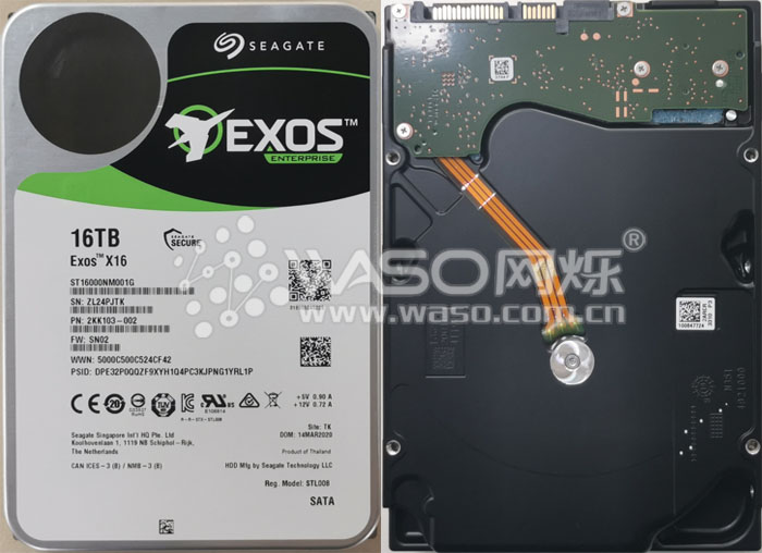 希捷Exos X16 16T (ST16000NM001G)企业级硬盘简测-网烁信息科技有限公司